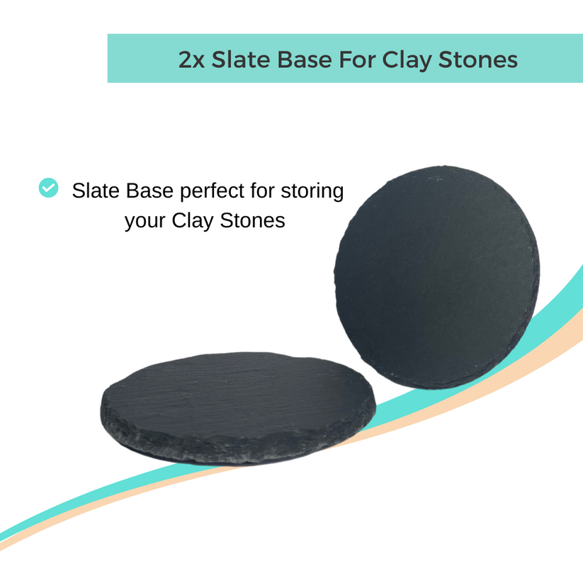 Pack of 2 x Slate Bases For Stones – pryshan.com.au