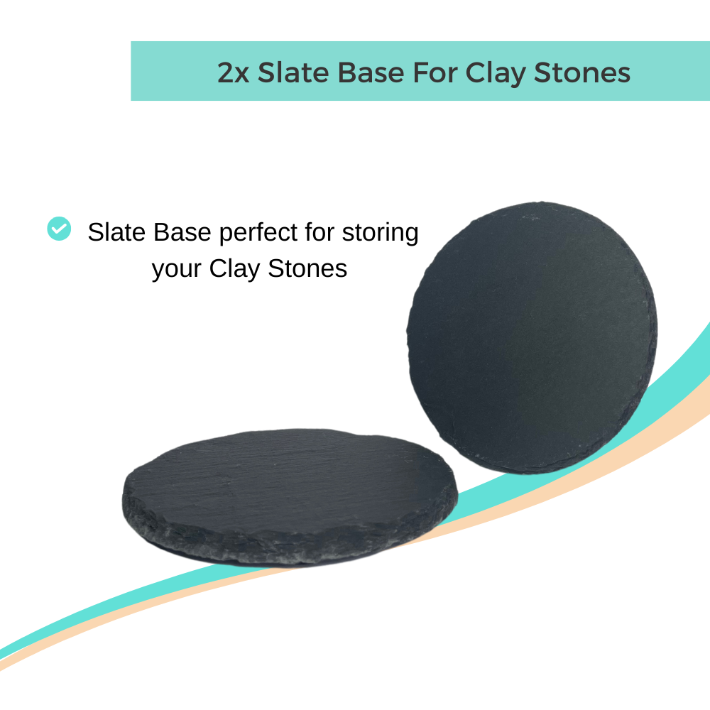 2 x Slate Bases For Stones – pryshan.com.au