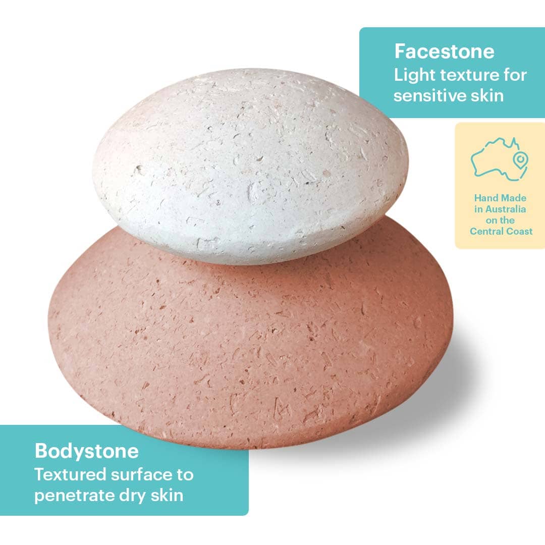 6 PC Clay Stone Sets – With Black Slate bases – pryshan.com.au